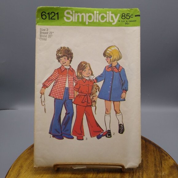 Simplicity | Office | Vintage Sewing Pattern Simplicity 621 Child Dress ...